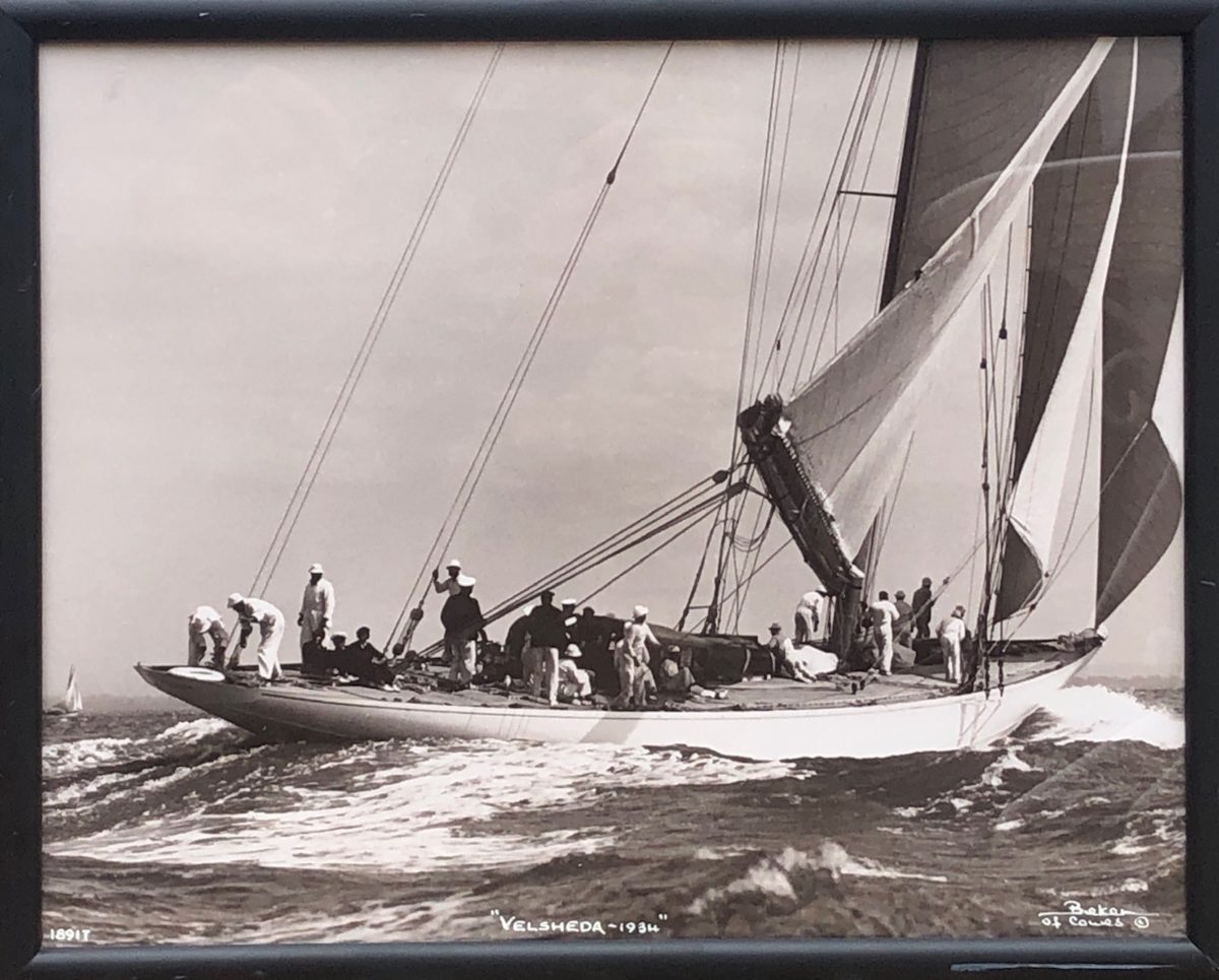 Photographie Beken of Cowes "Velsheda 1934" – Legend Factory | Brocante ...