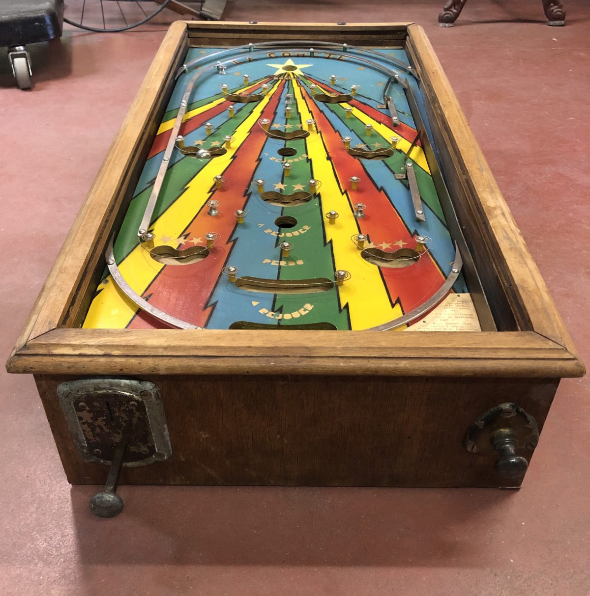 Flipper En Bois Ancien