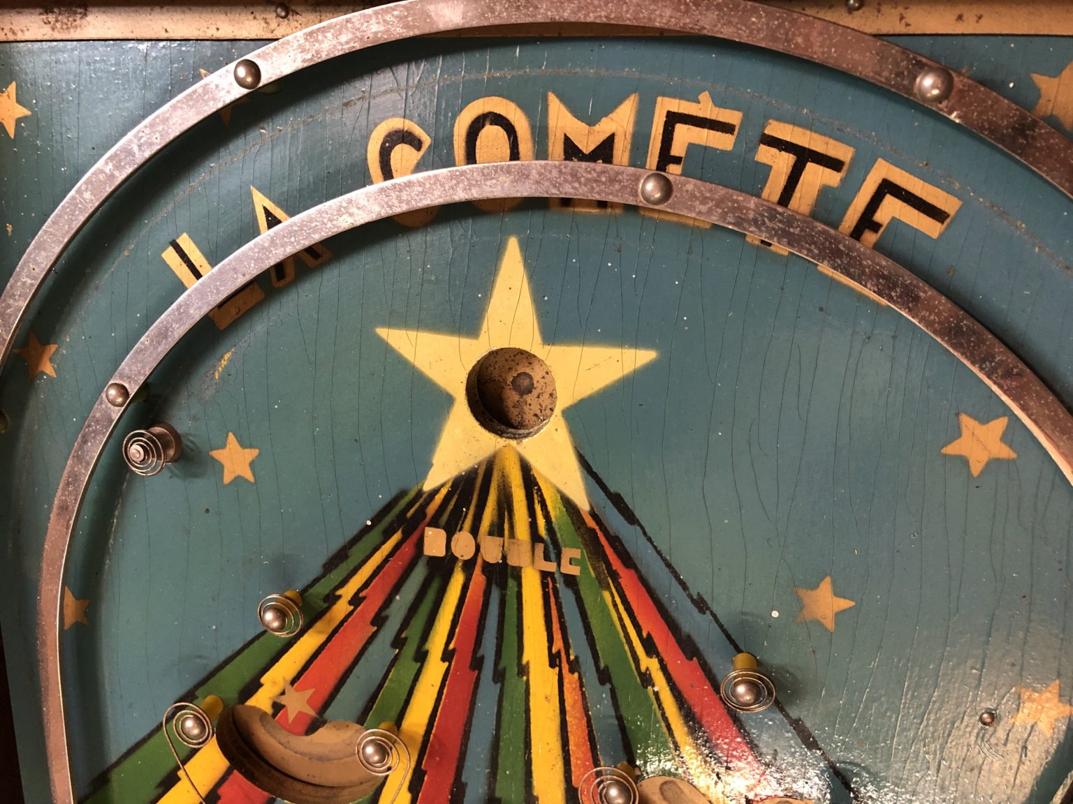 Flipper en bois à poser "La Comète" – Legend Factory | Brocante en ...